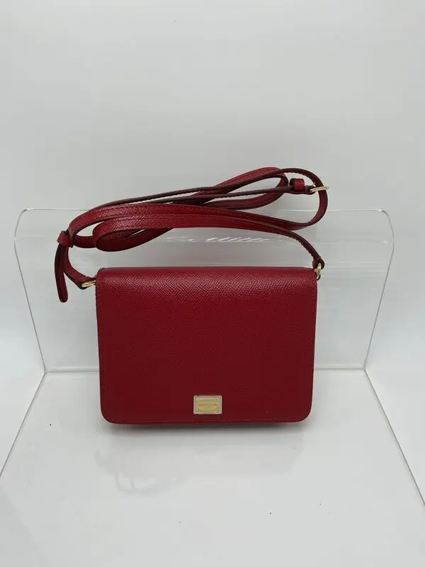 Dolce & Gabbana Flap Shoulder Bag - Red