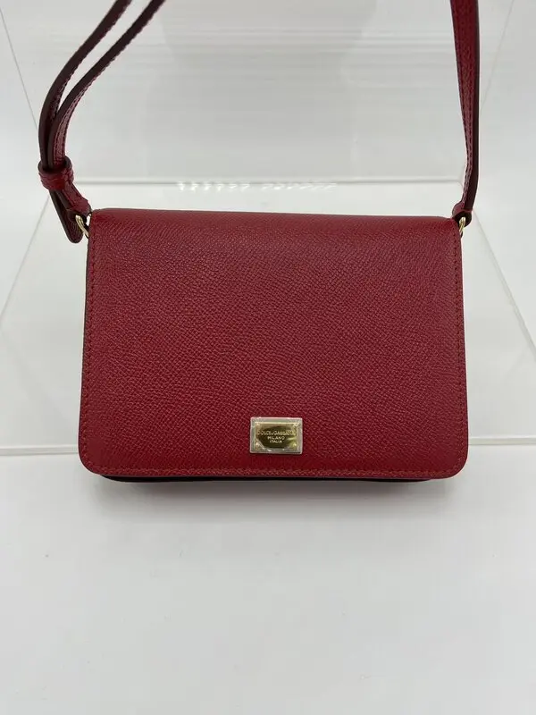 Dolce & Gabbana Flap Shoulder Bag - Red