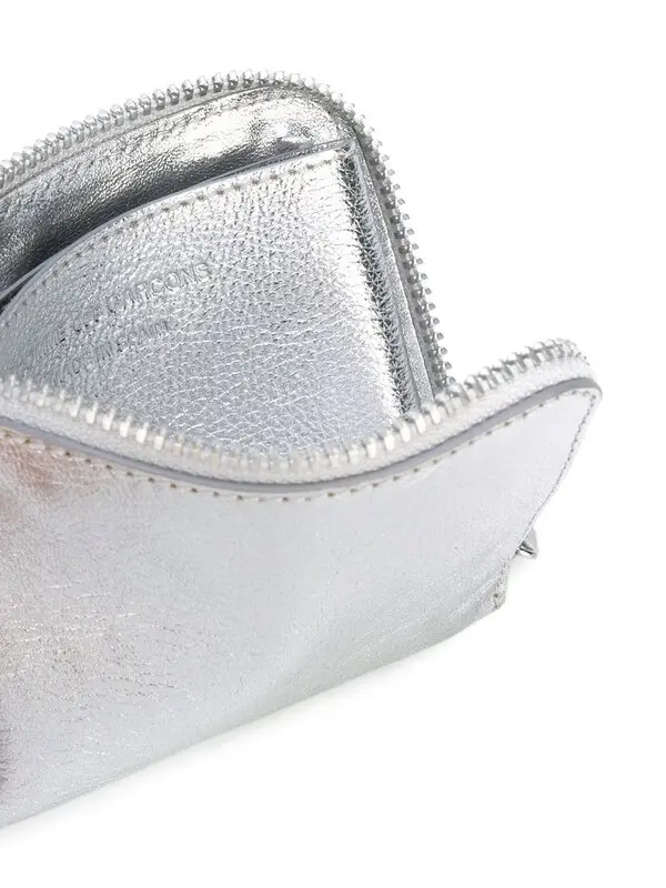 Comme Des Garçons Zip-around Coin Pouch - White