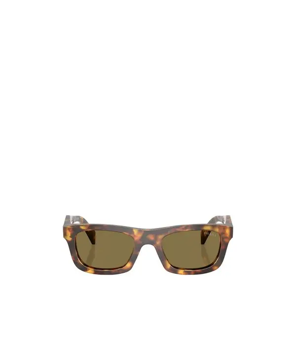 Prada Rectangle Frame Sunglasses - Green