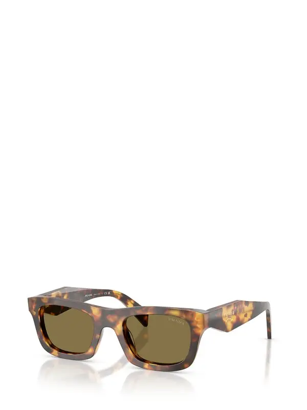 Prada Rectangle Frame Sunglasses - Green