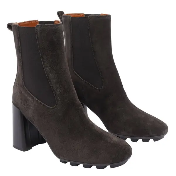 Hogan Heeled Boots With Block Heel