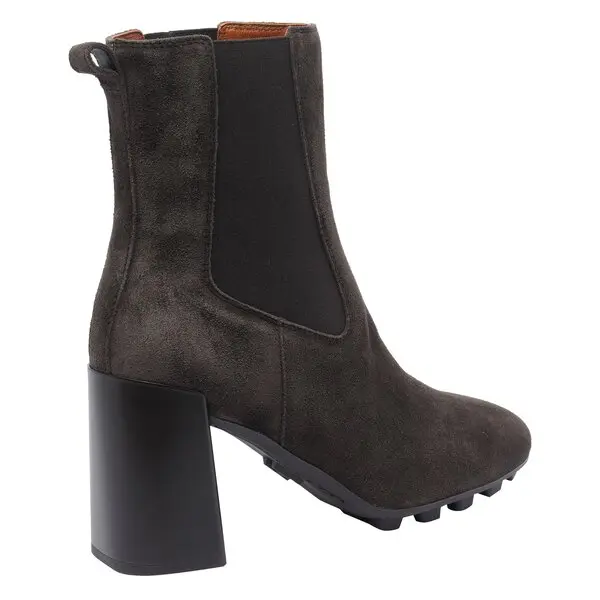 Hogan Heeled Boots With Block Heel