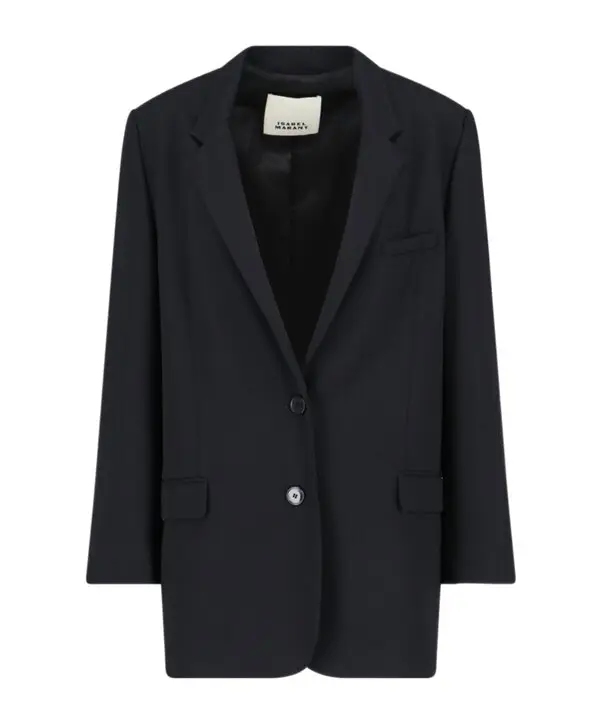 Isabel Marant Étoile Single Breasted Tailored Blazer - Black