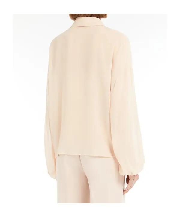 Max Mara Oversized Washed Silk Blouse