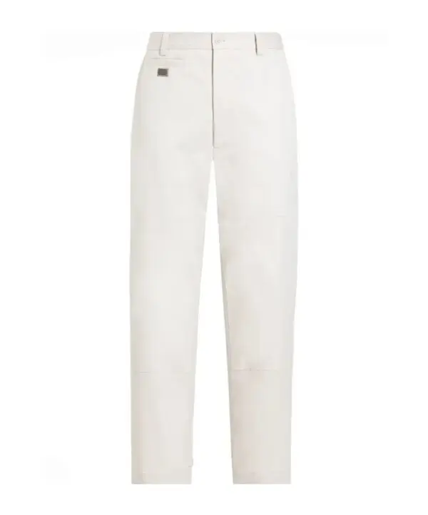 Dolce & Gabbana Logo Plaque Straight-leg Trousers
