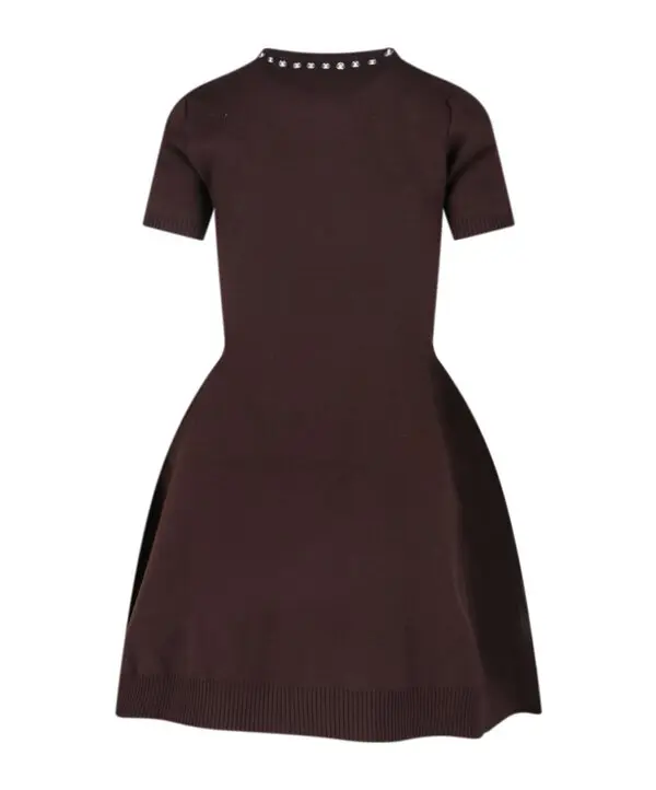 Coperni Embellished Midi Dress - Black