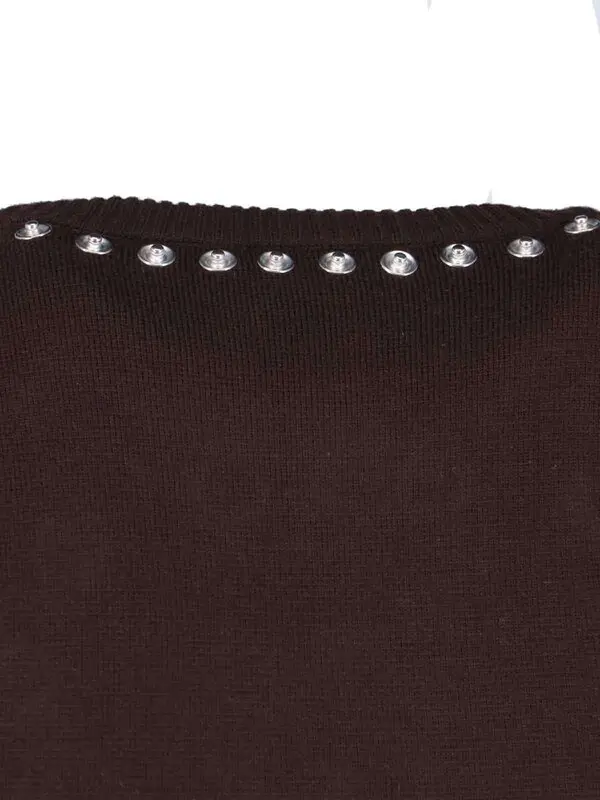 Coperni Embellished Midi Dress - Black