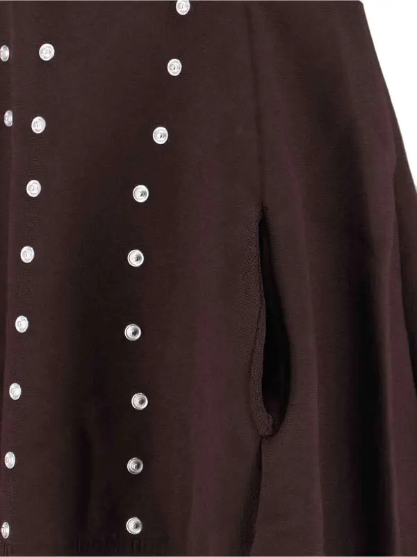 Coperni Embellished Midi Dress - Black
