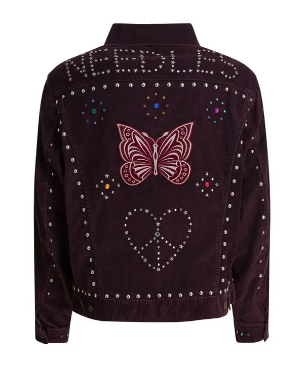 Needles Embellished Corduroy Single-breasted Jacket