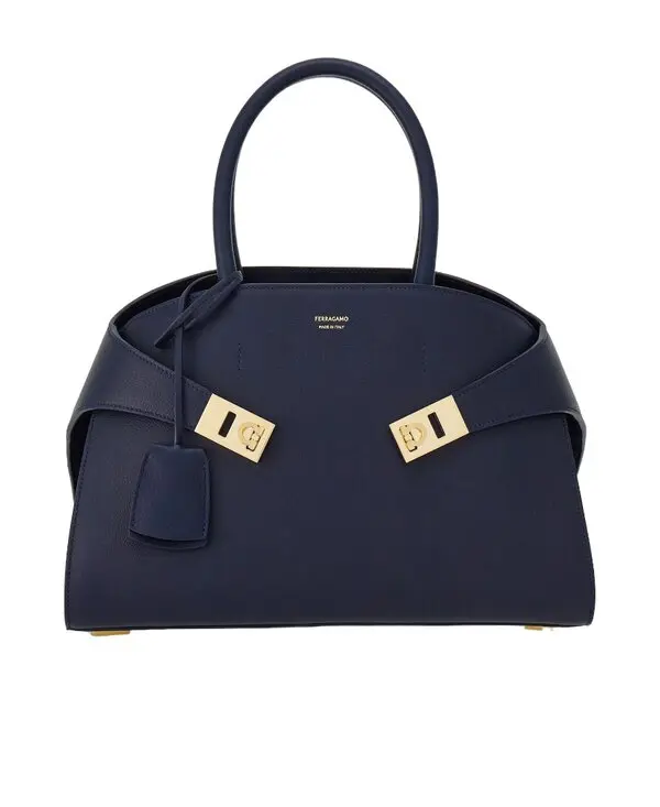 FERRAGAMO Hug Small Tote Bag - Blue