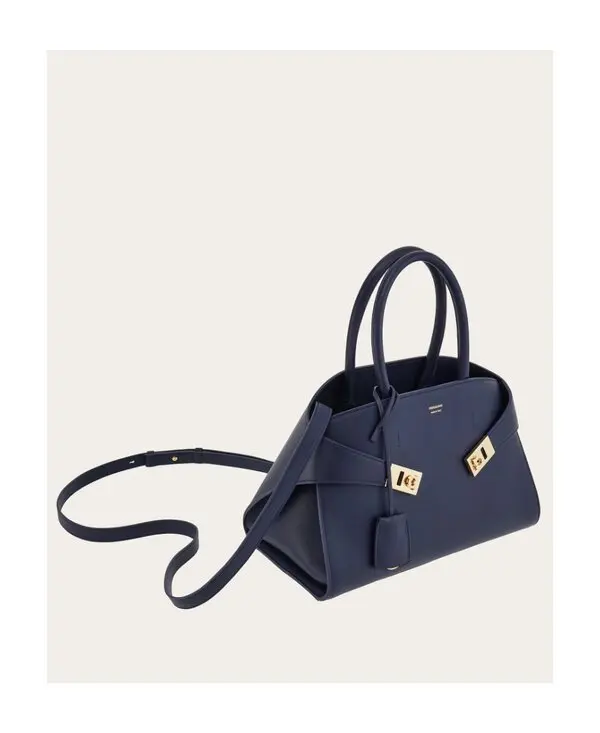 FERRAGAMO Hug Small Tote Bag - Blue