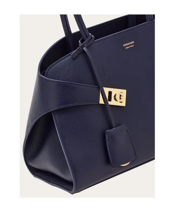 FERRAGAMO Hug Small Tote Bag - Blue