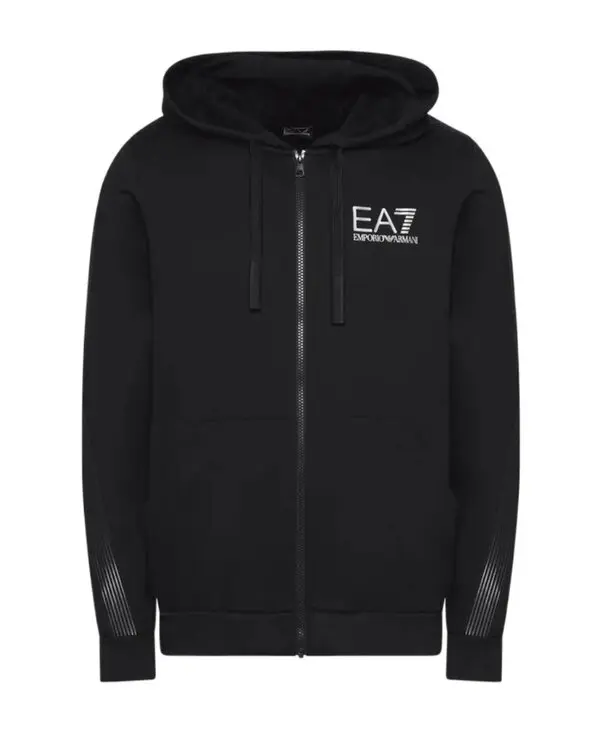 EA7 Zip-up Logo Hoodie