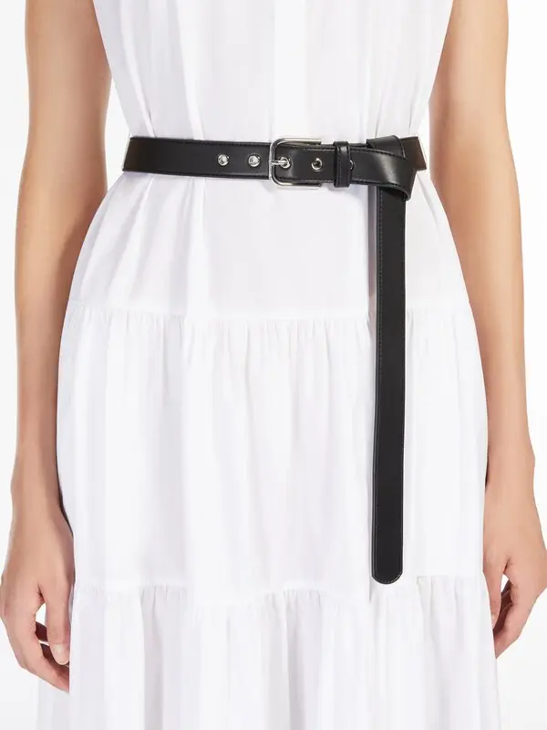 Max Mara Bairo Belted Sleeveless Maxi Dress