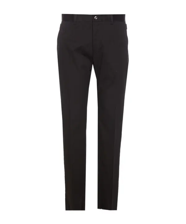 Dolce & Gabbana Pleated Crease Pants - Black