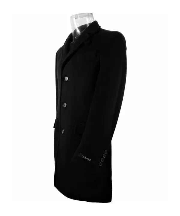 Karl Lagerfeld Lapel Long-sleeved Coat