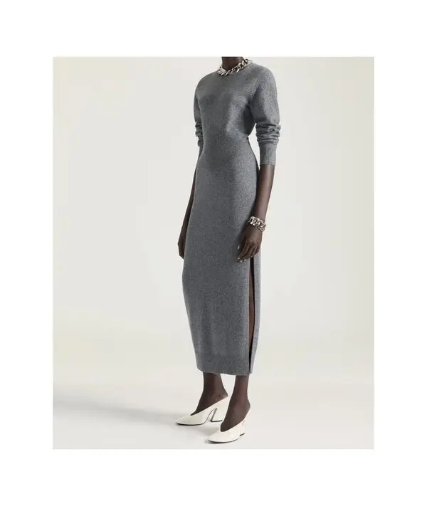 Givenchy Open Back Knitted Long Dress