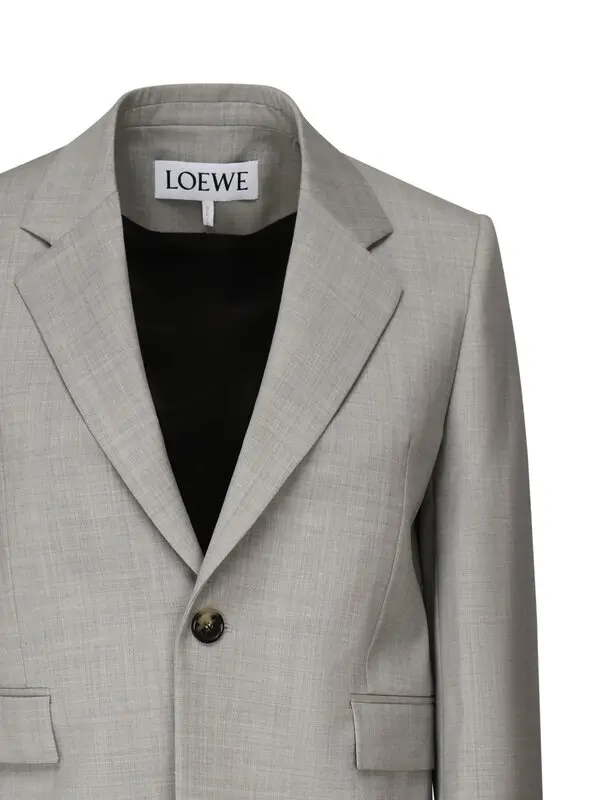 Loewe Single-breasted Tailored Blazer