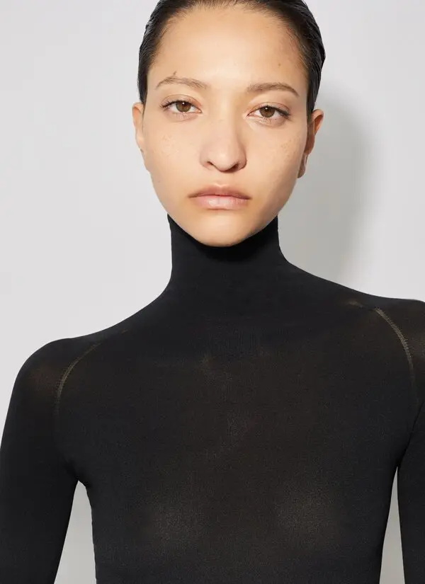 Alaïa Second Skin Turtleneck Bodysuit