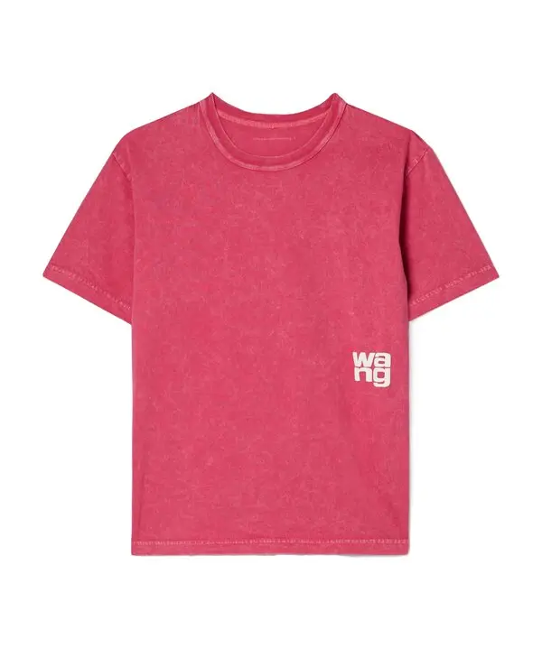 Alexander Wang Round Neck Short Sleeve T-shirt