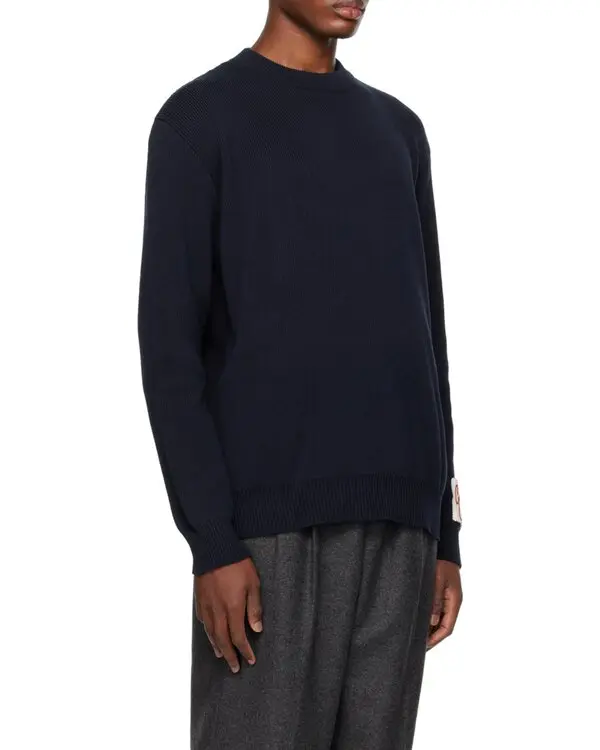 GOLDEN GOOSE Logo Patch Knitted Jumper