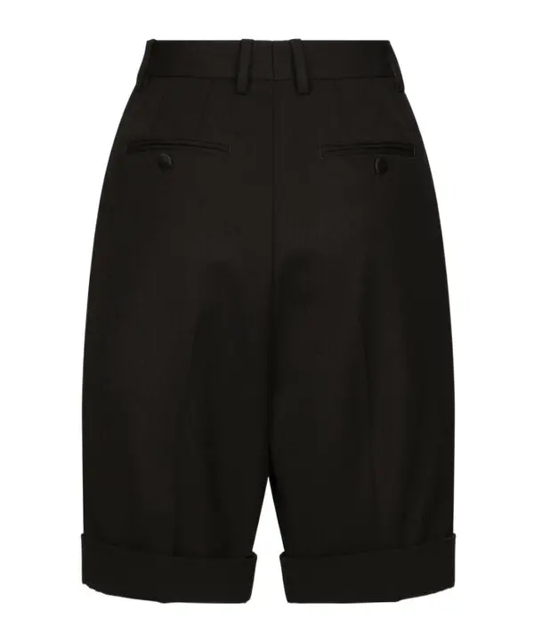 Dolce & Gabbana High Waist Gabardine Shorts