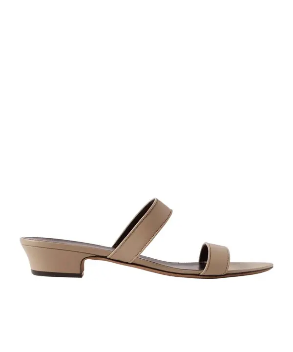THE ROW Round Toe Slingback Sandals