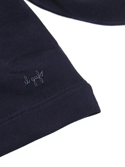 IL GUFO Ruffled Straight Hem Sweatshirt