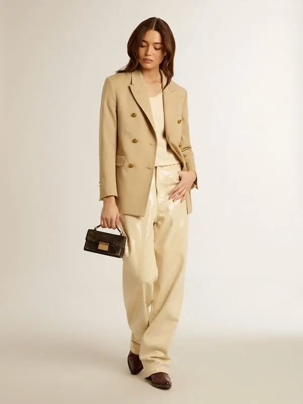 GOLDEN GOOSE Kim Sequin Embellished Jeans