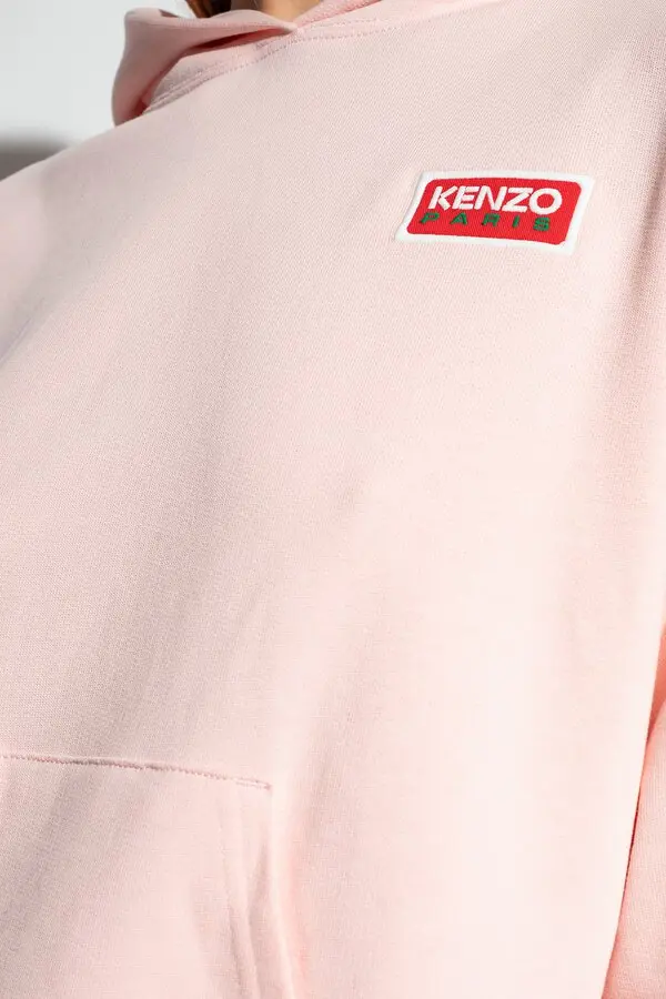 Kenzo Logo Embroidered Hoodie
