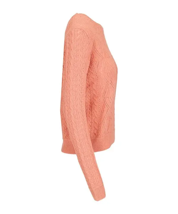 Etro Long-sleeved Crewneck Knitted Jumper With Textured Pattern