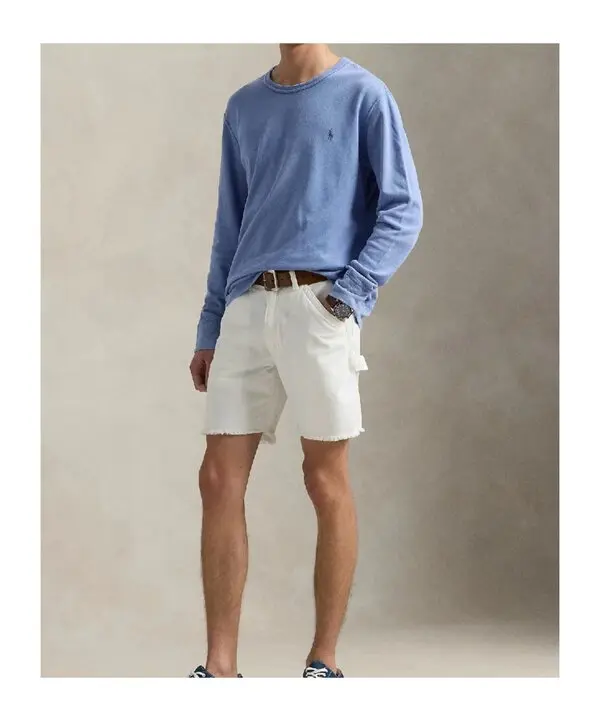 Polo Ralph Lauren Logo Embroidered Crewneck Sweatshirt - Blue