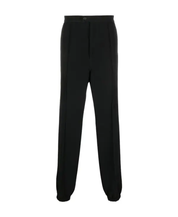 Alexander McQueen Loose Fit Trousers With Elasticated Cuffs