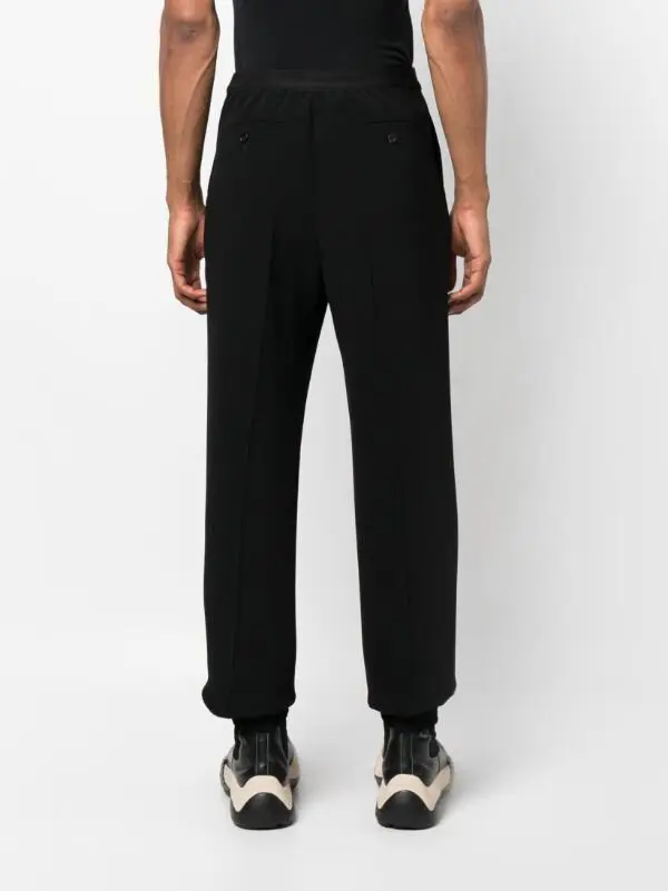 Alexander McQueen Loose Fit Trousers With Elasticated Cuffs