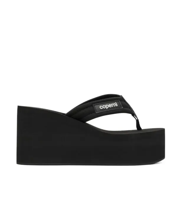 Coperni Open-toe Platform Sandals - Black