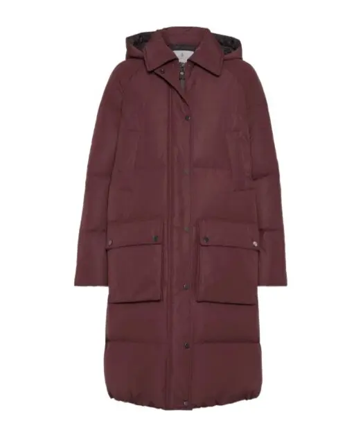 Brunello Cucinelli Hooded Quilted Down Coat