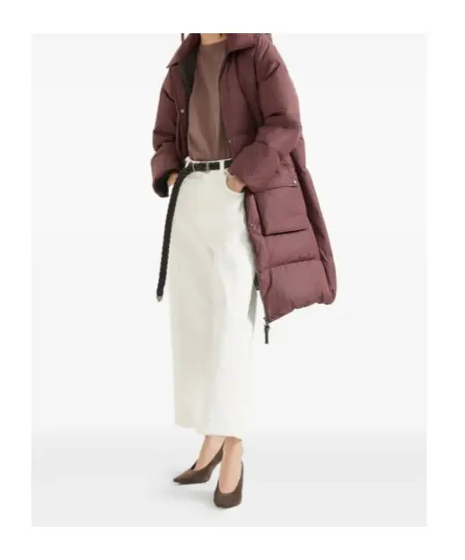 Brunello Cucinelli Hooded Quilted Down Coat