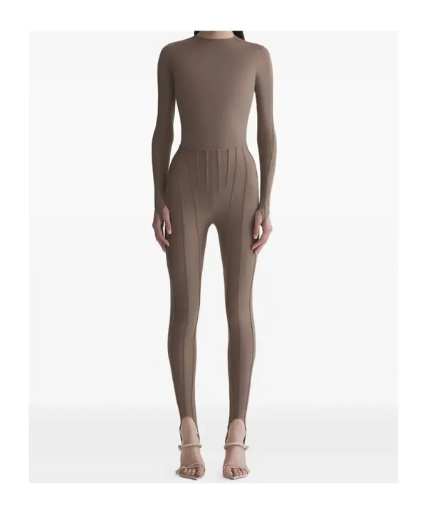 MUGLER Seam-detail Leggings