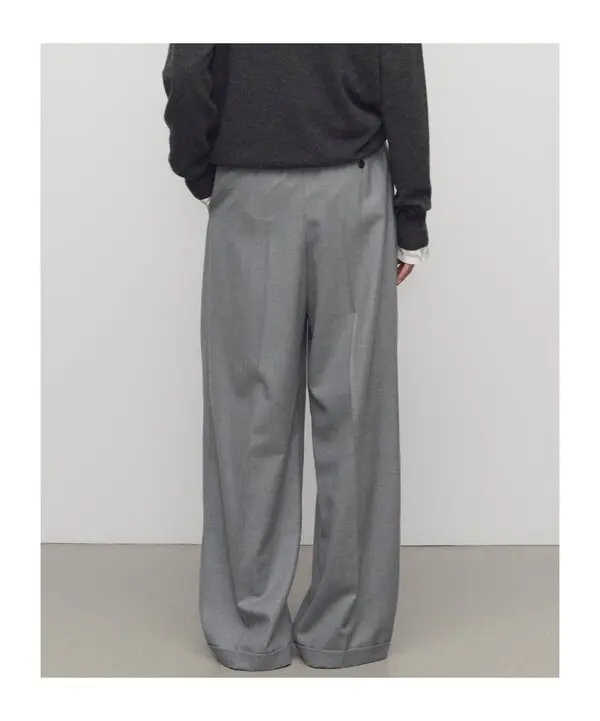 THE ROW Pleated Trousers - Grey