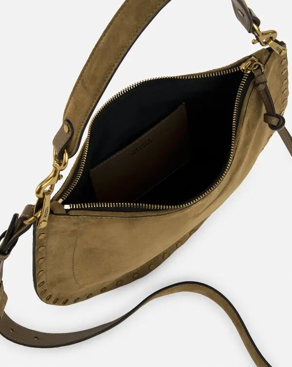 Isabel Marant Étoile Oskan Logo Stamped Crossbody Bag - Brown