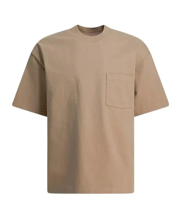 Auralee Ribbed Collar T-shirt