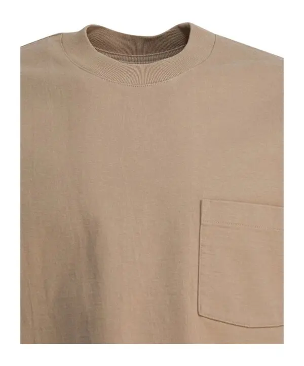 Auralee Ribbed Collar T-shirt