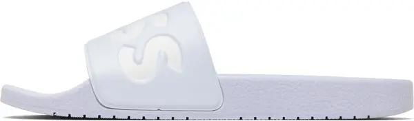 Hugo Boss Embossed Logo Slides - Light Blue