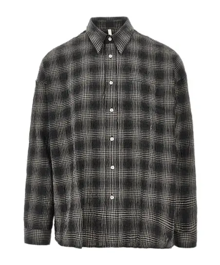 SUNFLOWER Long-sleeved Checked Shirt