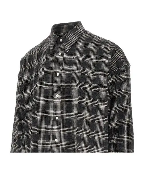 SUNFLOWER Long-sleeved Checked Shirt