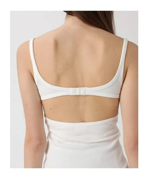 COURREGES Courrèges Ribbed Cut-out Tank Top