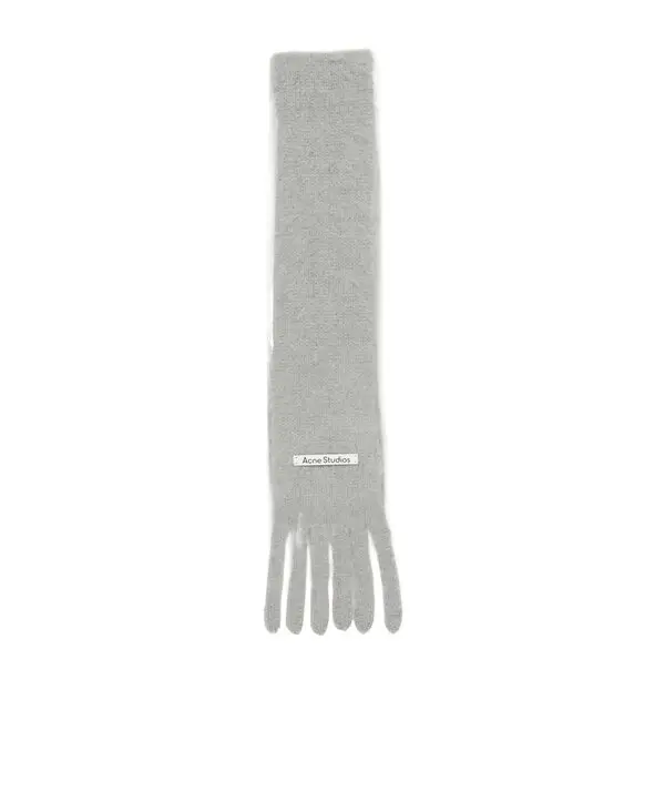 Acne Studios Fringed Scarf - Grey