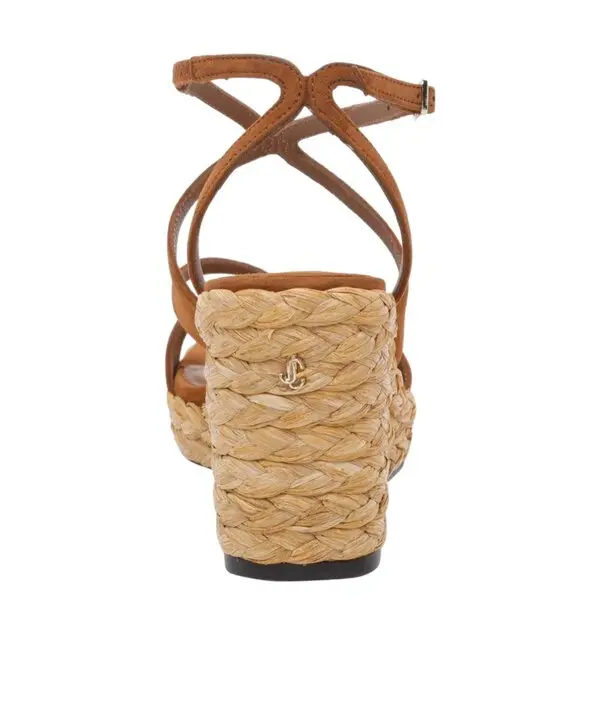 JIMMY CHOO Ayla 85mm Wedge Sandals
