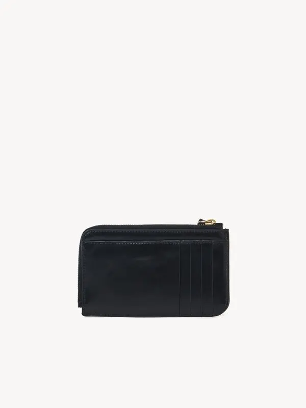 Chloé Alphabet Purse In Shiny Leather - Black